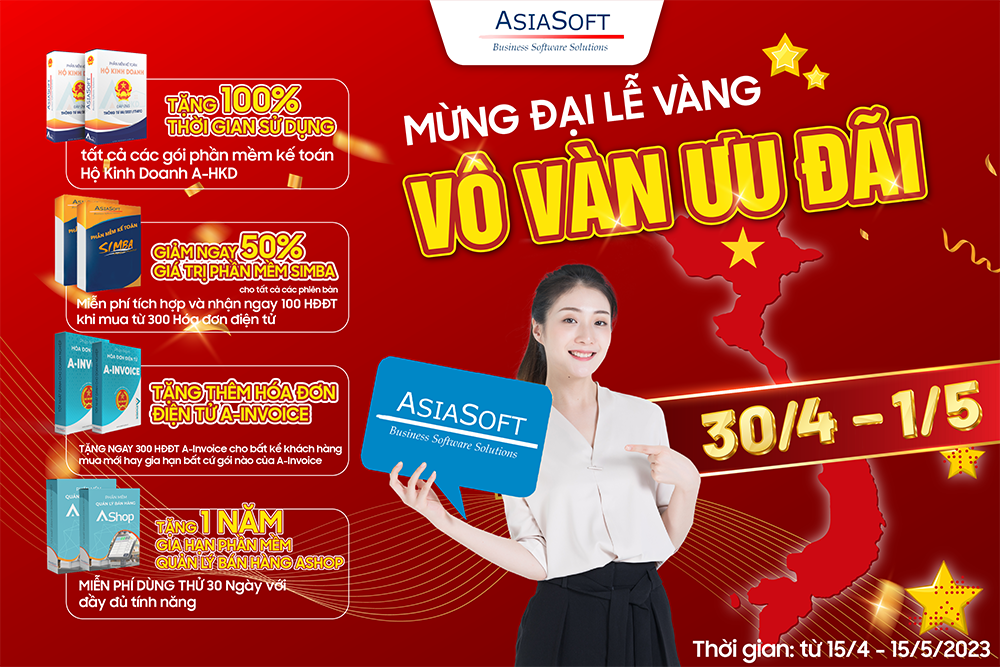 MỪNG ĐẠI LỄ VÀNG - VÔ VÀN ƯU ĐÃI - Asia Soft
