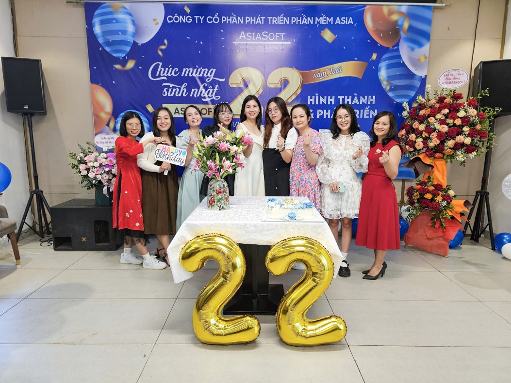 Lễ kỷ niệm 22 năm thành lập công ty Công ty Cổ phần Phát Triển Phần Mềm ...
