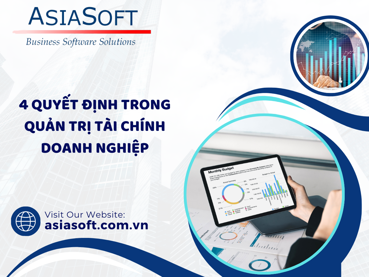 4 quyết định trong quản trị tài chính doanh nghiệp - Asia Soft
